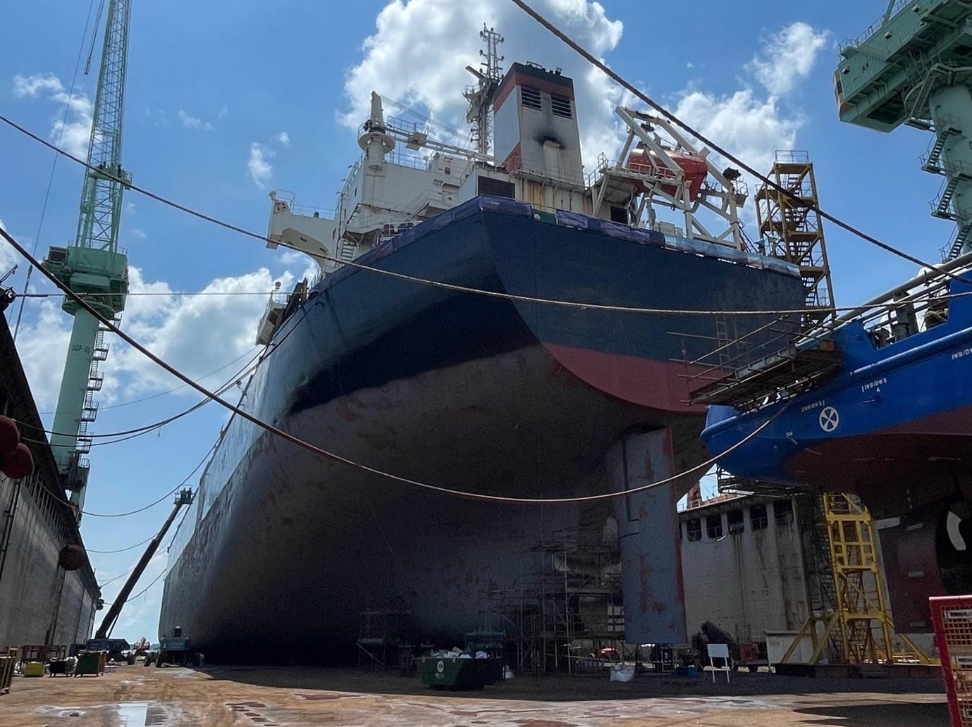 How Port Services Support Ships Before and After Dry Docking - Indonesia Trusted Ship Agency